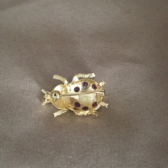 Jewelry | Lady Bug Pin Diamonds Rubies 14k | Poshmark